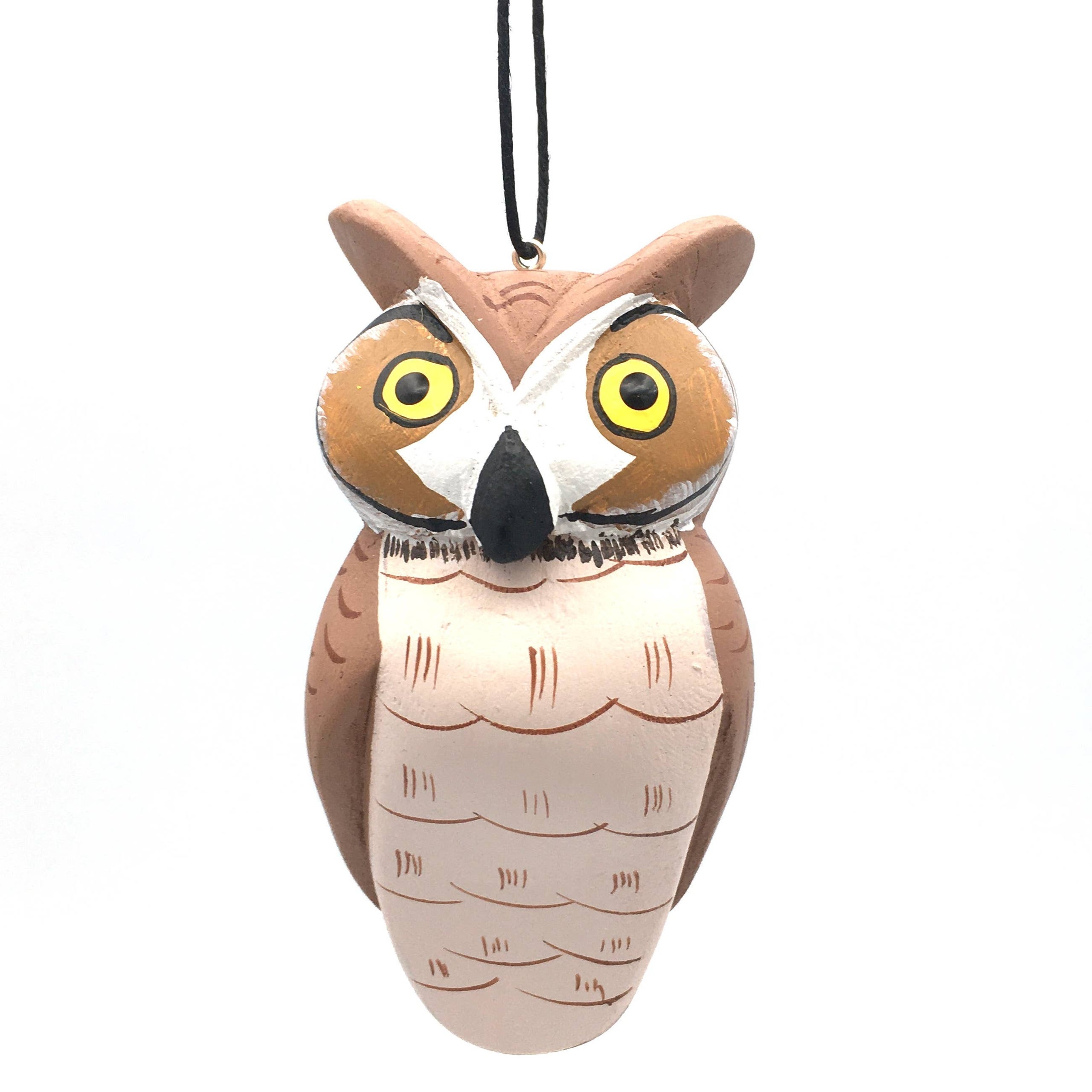 Great Horned Owl - Balsa Ornament | Roots and Shoots Nursery 1108 Wappoo Rd Charleston, SC 29407 ...