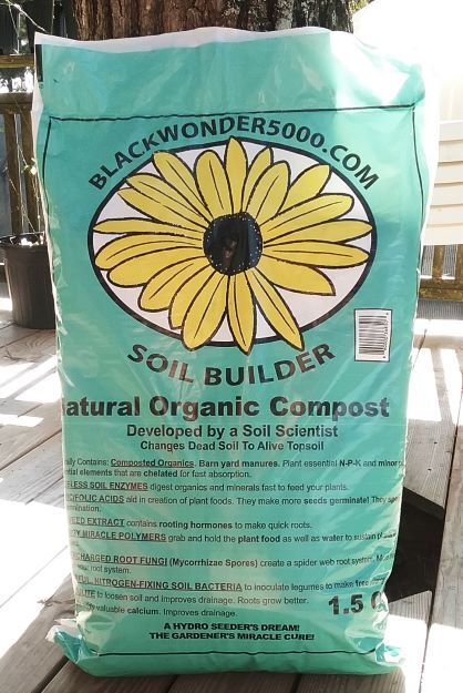 Black Wonder 5000 Soil Builder 1.5 cf | Roots and Shoots Nursery 1108 ...